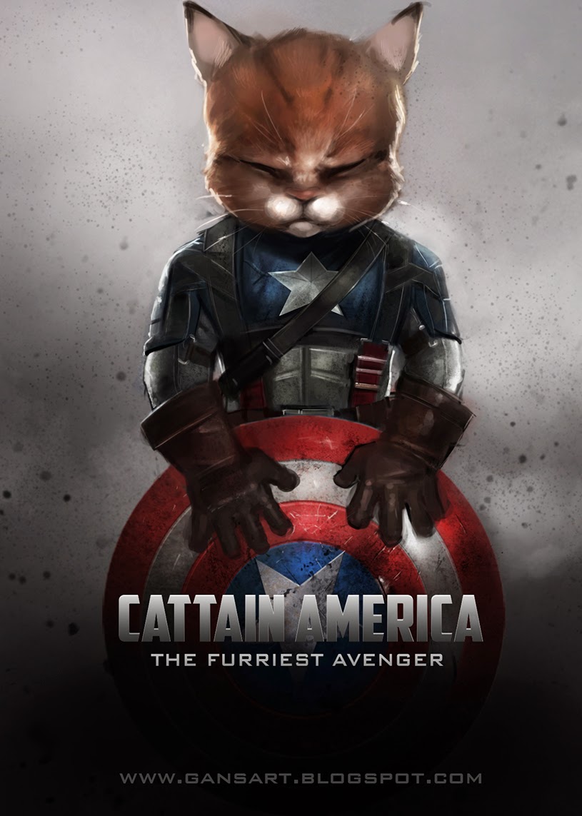 More furry madness!! Assassins Cat & Cattain America