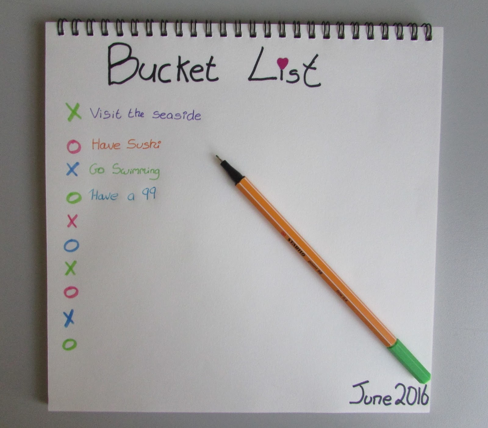 I Believe In Romeo: June Bucket List