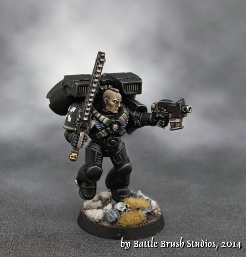 Battle Brush Studios: Showcase: Raven Guard Assault Marine (plus ...