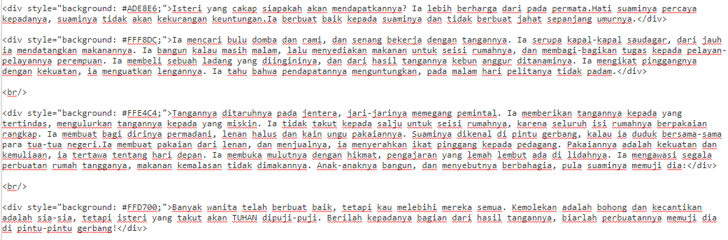 Cara Buat Background Warna Di Html | Ide Perpaduan Warna