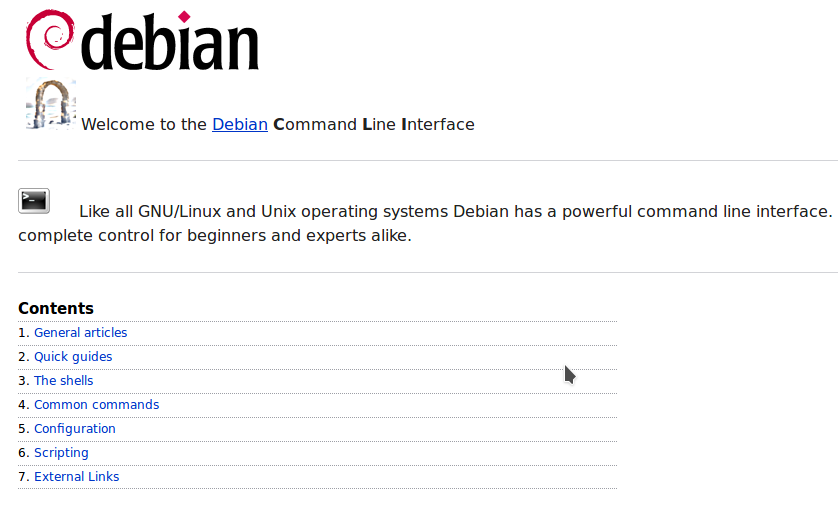 Beginner's Resources in Learning Debian GNU/Linux