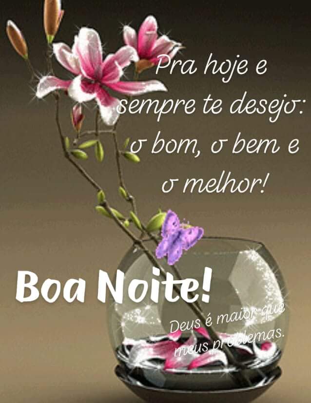 Doces Mensagens: Boa noite!