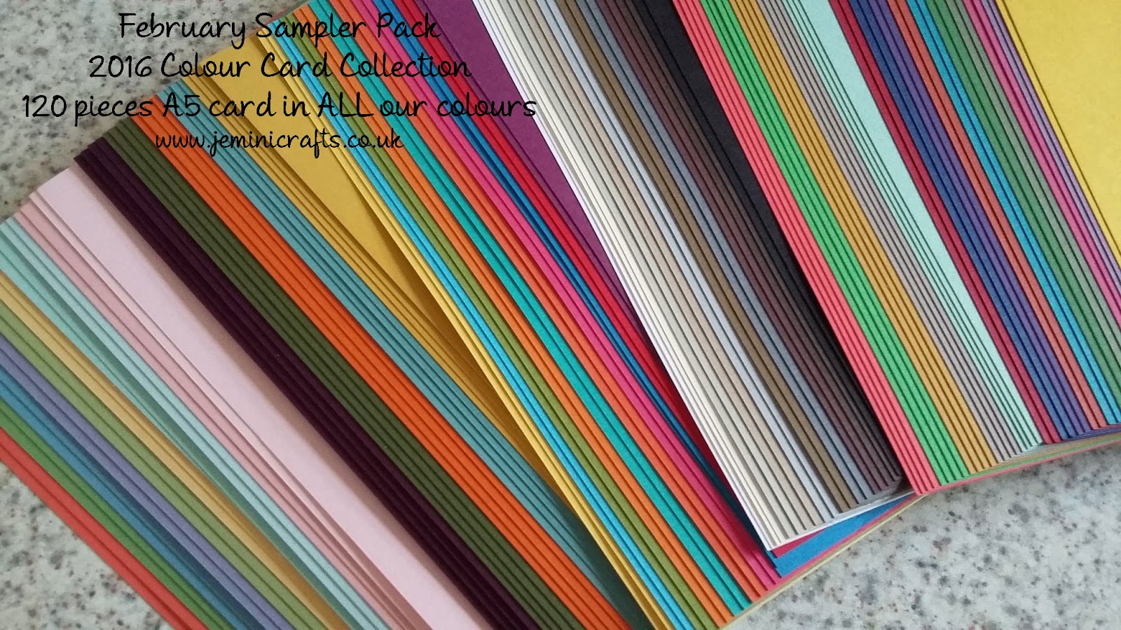 Jemini Crafts: Update to the February Colour Card Collection