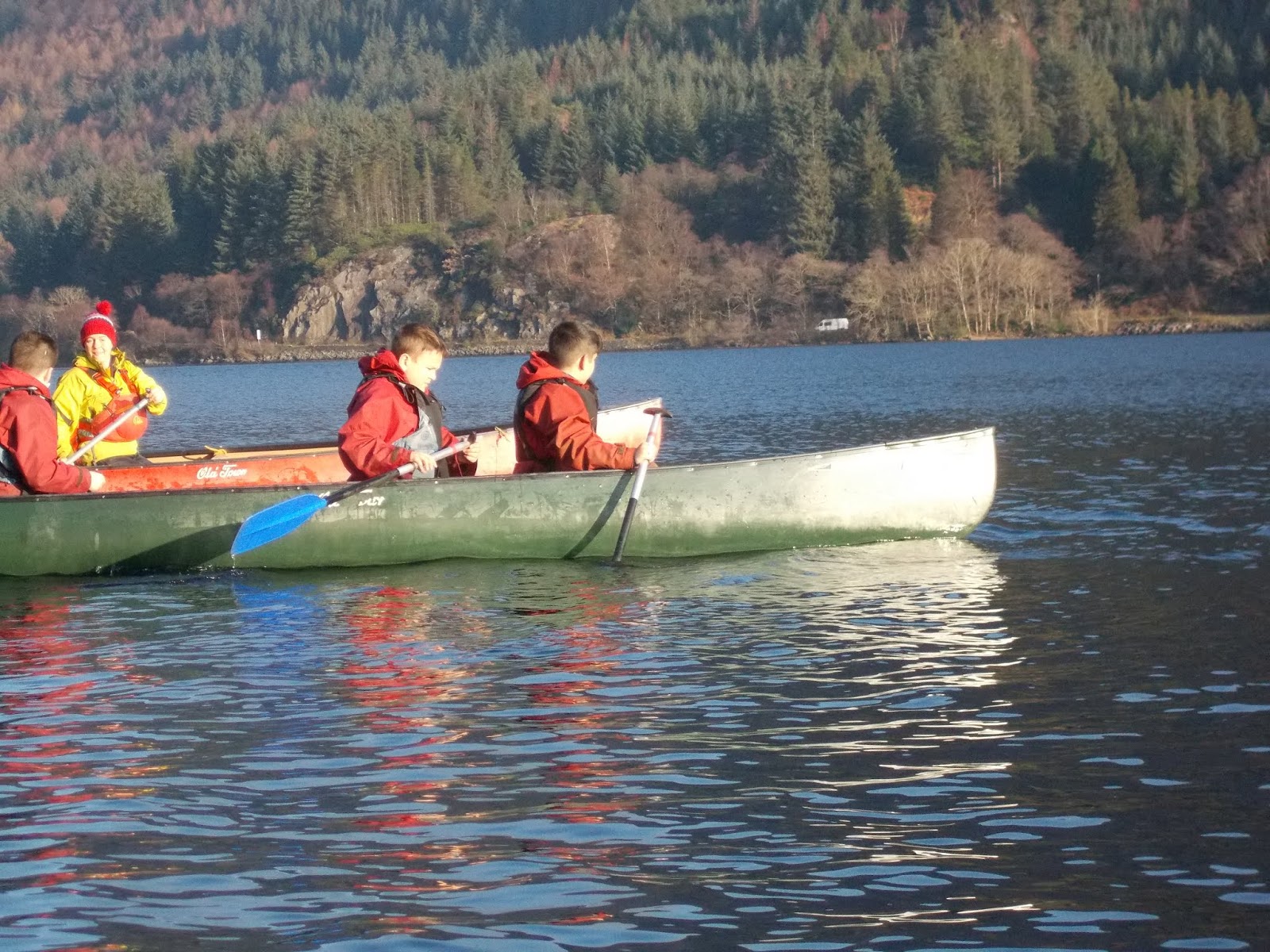 Gylemuir P7 Camp - Benmore! : Morning Activities..... out on the Water!