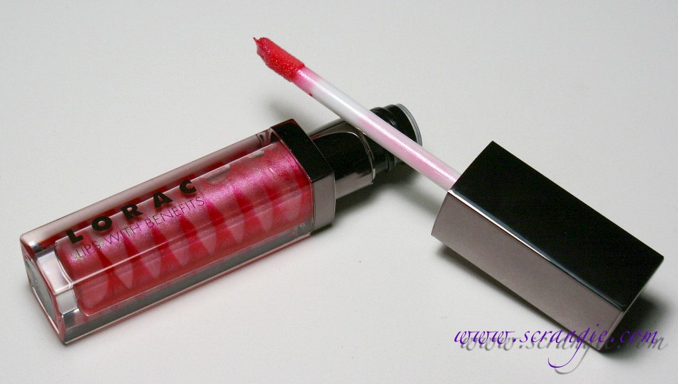 Scrangie: LORAC Lips With Benefits Lipgloss Spring 2012 Swatches and Review