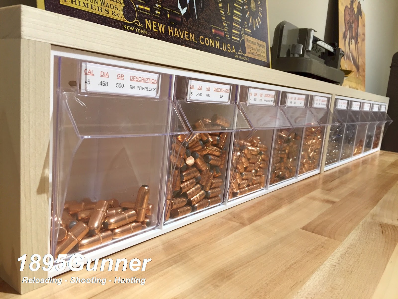 1895Gunner: Reloading Bench Bullet Storage Upgrade!