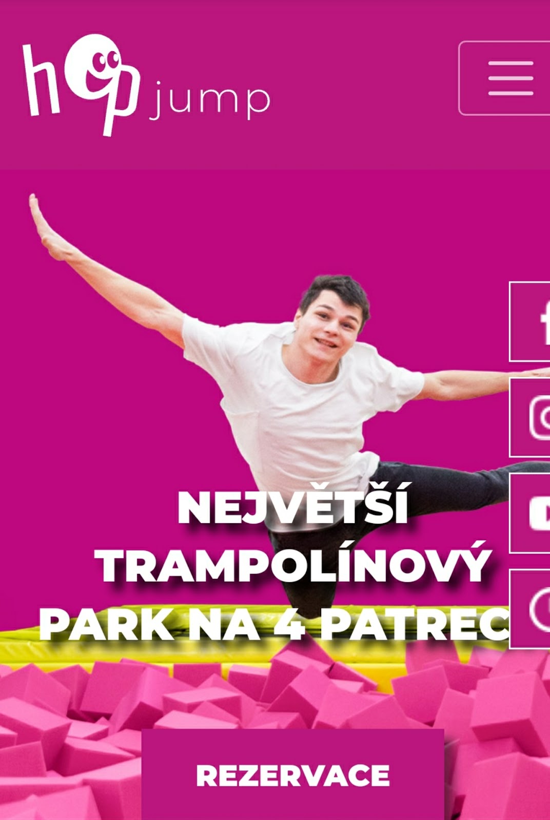 Hop Jump: Jediné trampolínové centrum v České republice na 4 patrech