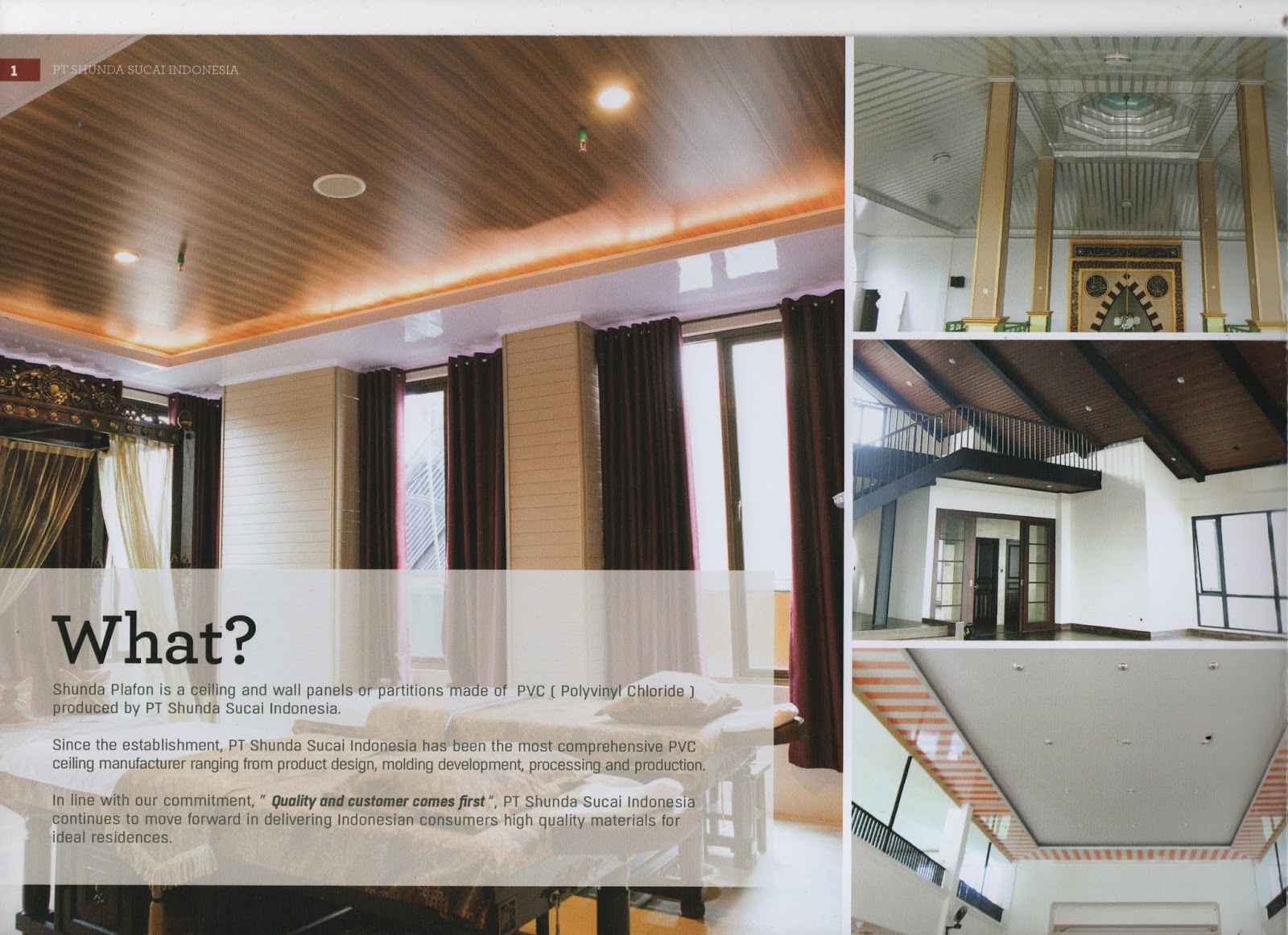 PLAFON PVC & WPC: SHUNDA PLAFON PVC