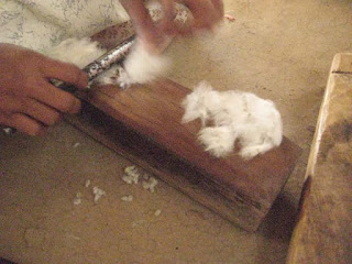 HeartSong Studio: Ginning Cotton by Hand