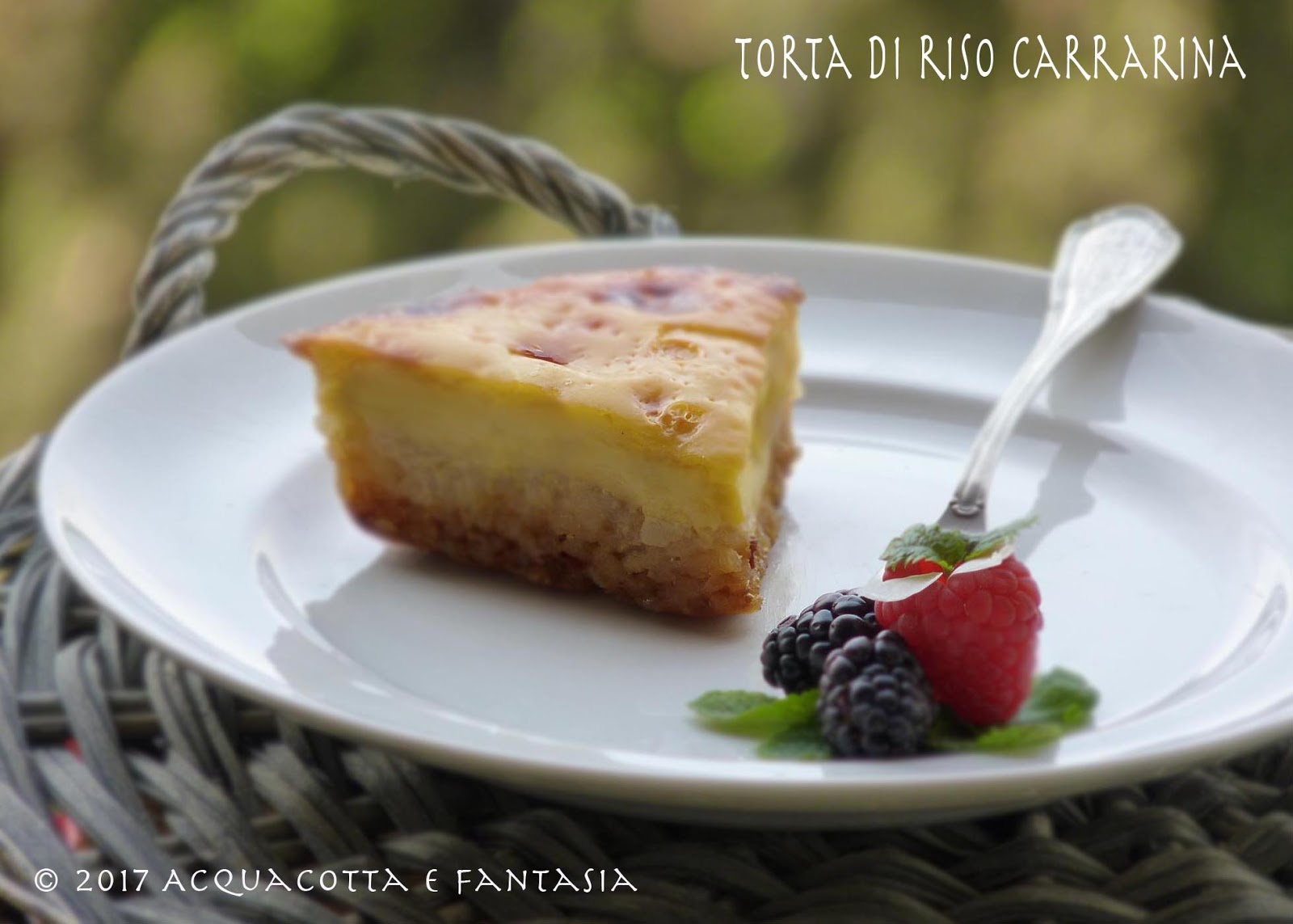Torta di riso carrarina