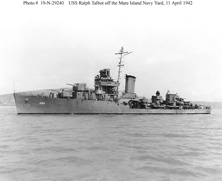 Naval Warfare: USS Ralph Talbot (DD-390)