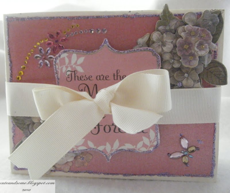 Cute and Some: I CALL IT A CARD!!! YOU MIGHT CALL IT A MINI BOOK!!!