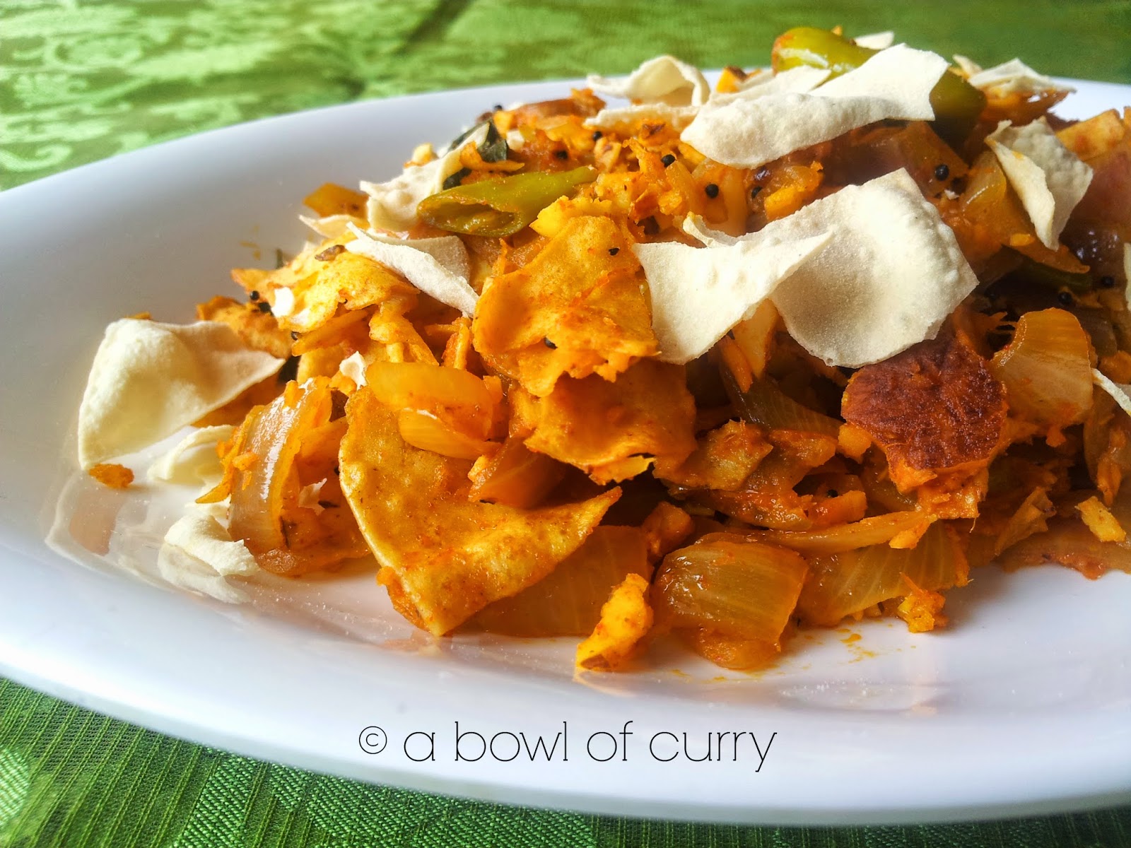 A Bowl Of Curry: Pappada Thoran - Kerala Style