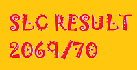 Nepal Coverage : SLC result 2069/70 published today..