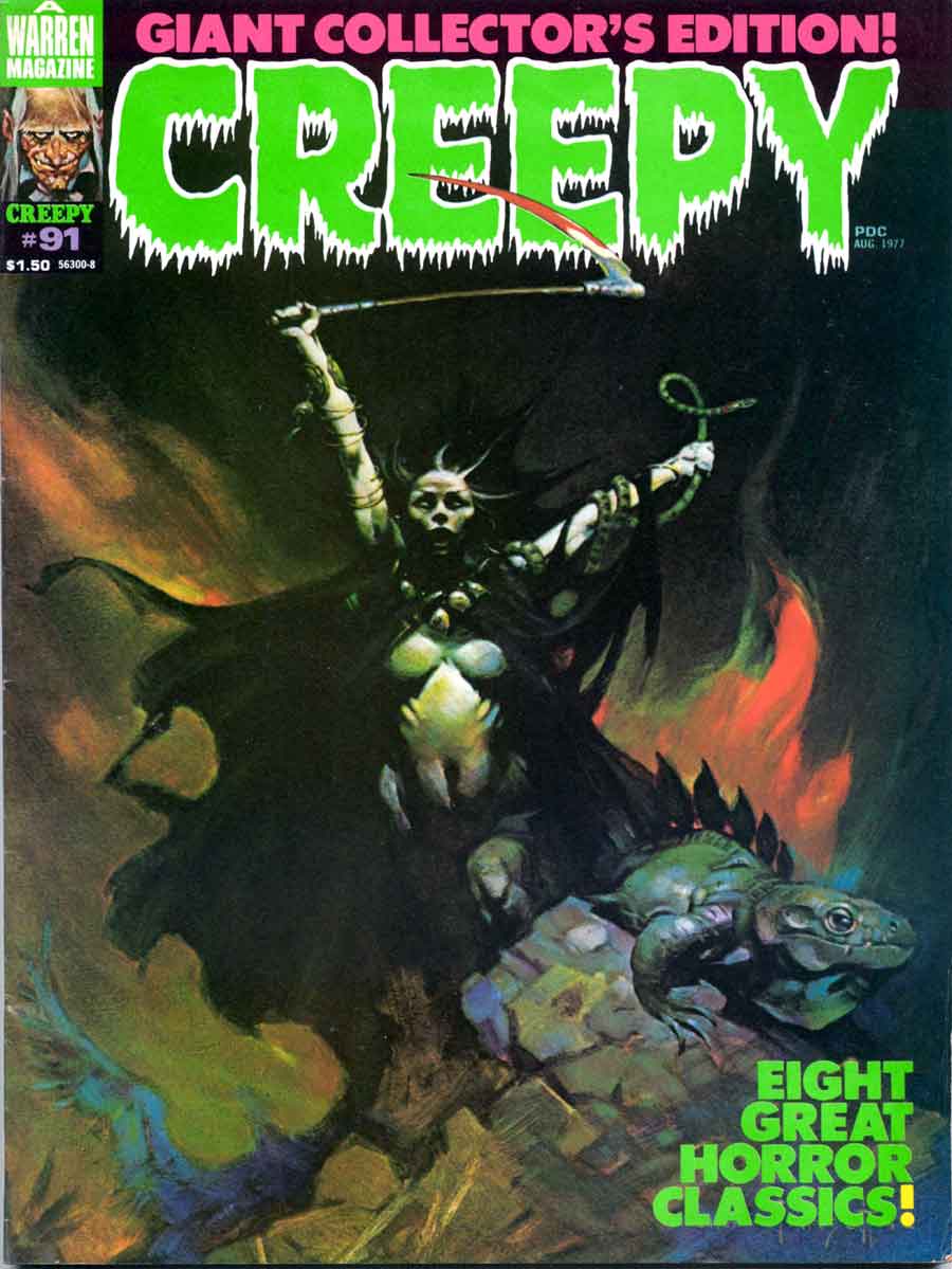 Creepy #91 - Frank Frazetta cover reprint, Neal Adams, Alex Toth ...
