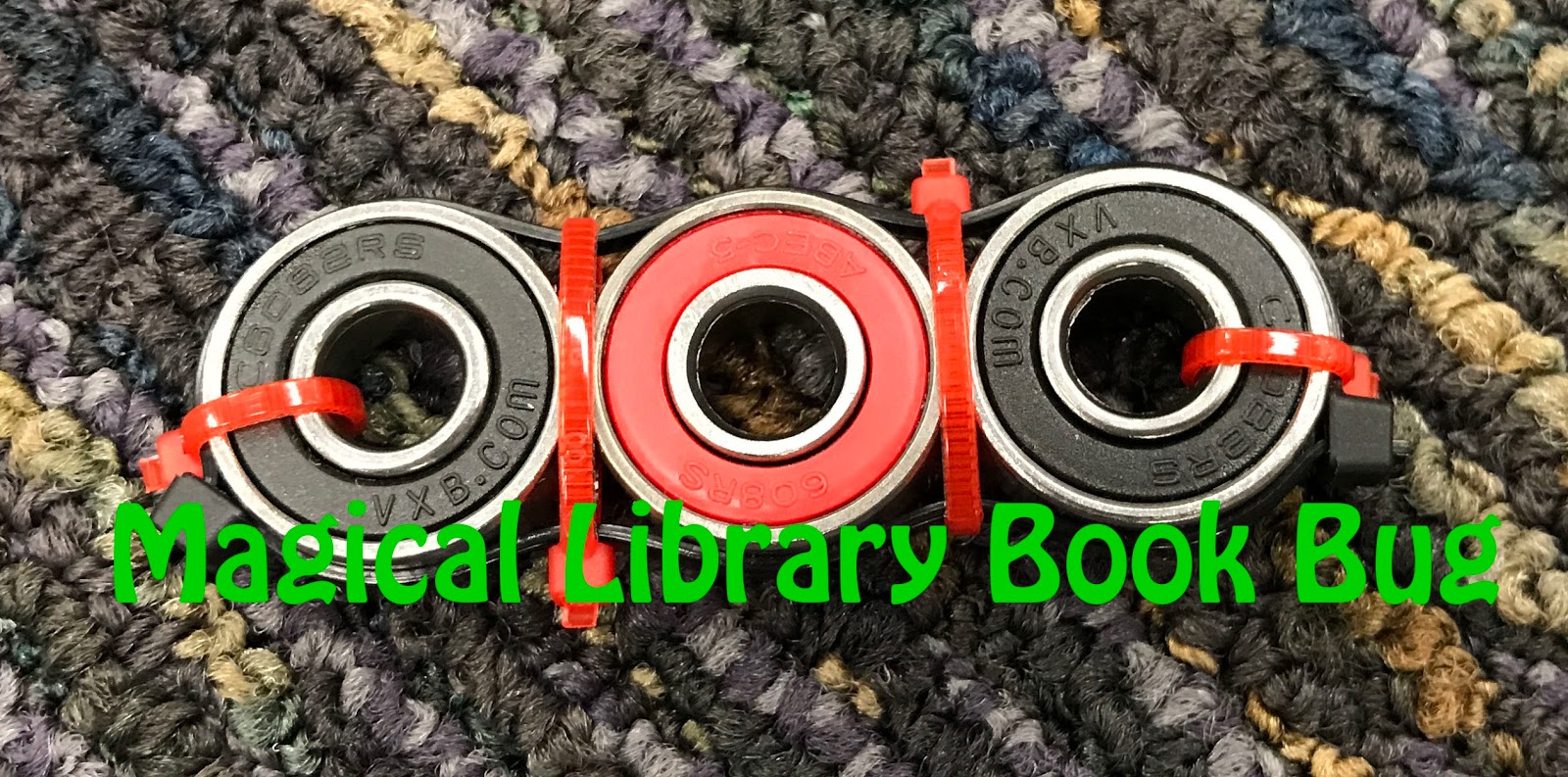 Magical Library Book Bug: D.I.Y. Fidget Spinners