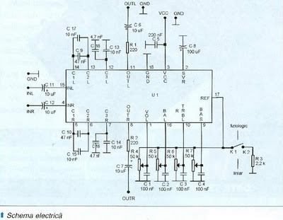 Scheme Electronice si Circuite: Controler Audio STEREO
