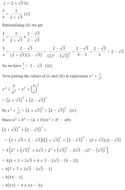 R.D. Sharma Solutions Class 9th: Ch 3 Rationalisation Exercise 3.2