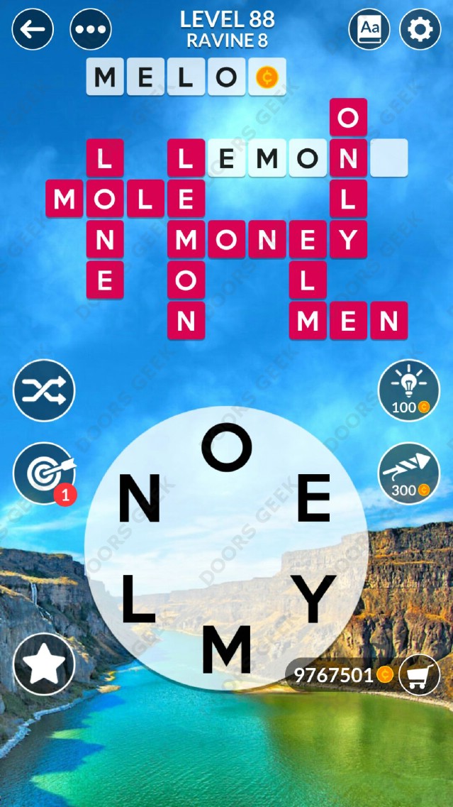 Wordscapes Level 88 Answers ~ Doors Geek