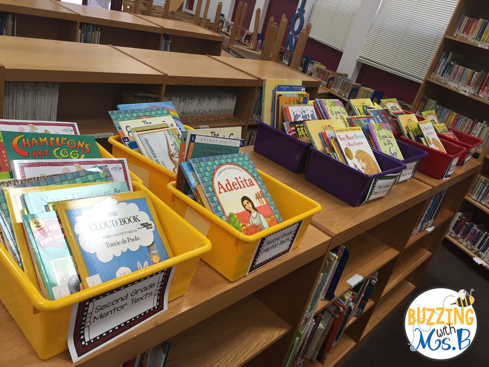 Mentor texts for each grade level* Freebie! - Buzzing with Ms. B