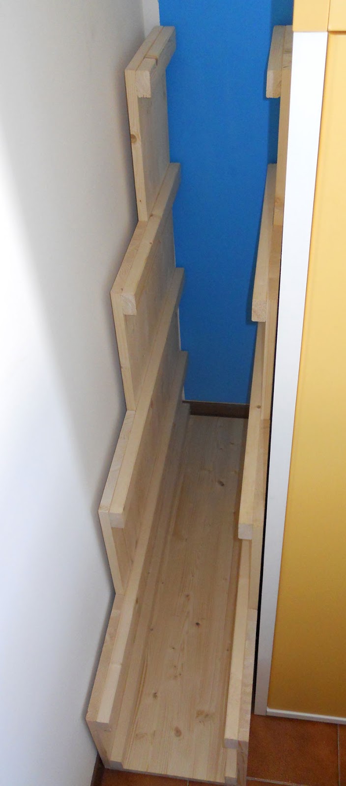 SteDeg Blog: Costruire una scala a gradini per letto a soppalco