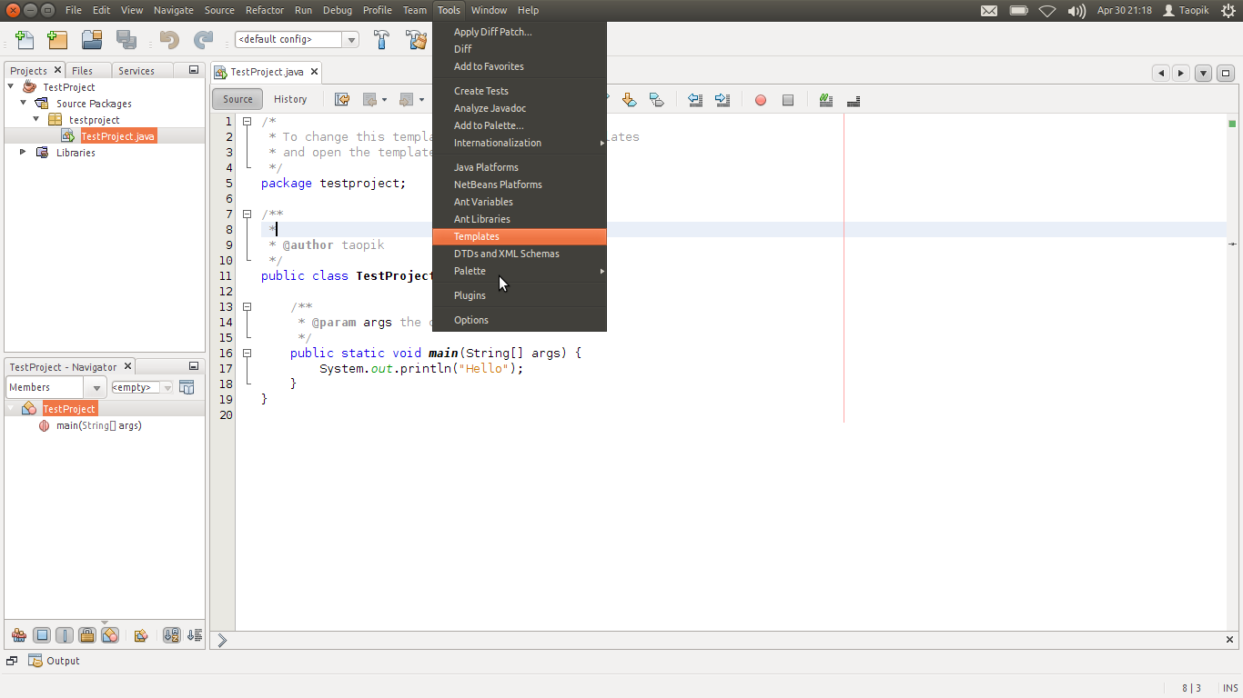 Integrasi Hidangan Utama Netbeans Dengan Unity Global Menu - Belajar ...