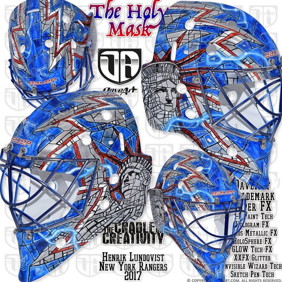 I Love Goalies!: Henrik Lundqvist 2016-17 Mask