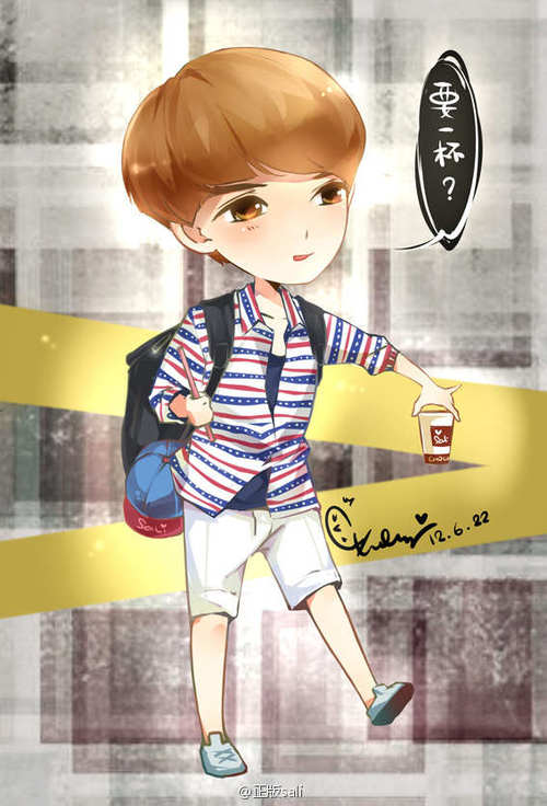 PERMATA'S BLOG: FAN"ART CHIBI SEHUN EXO