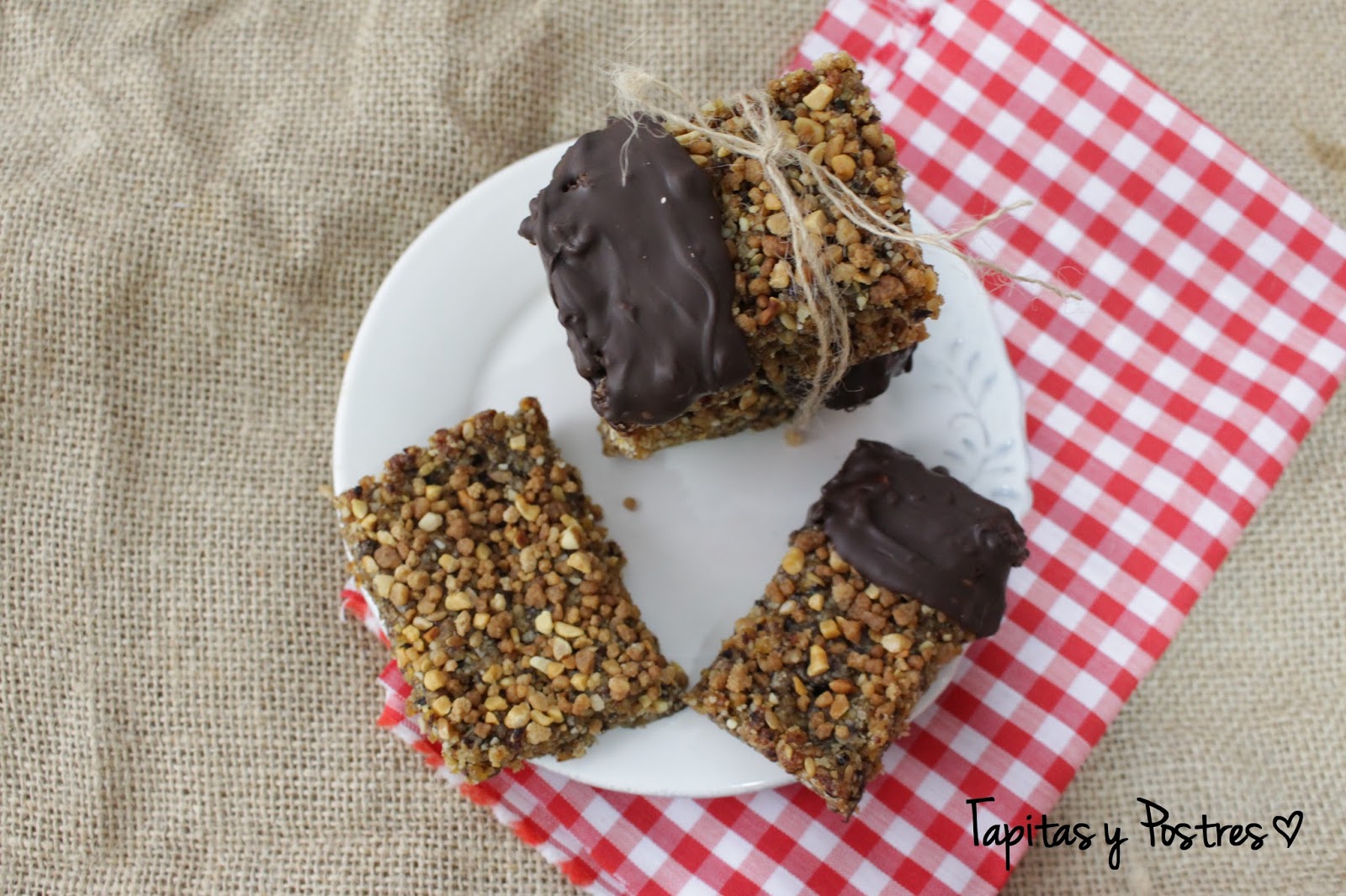 Tapitas y Postres: Barritas veganas
