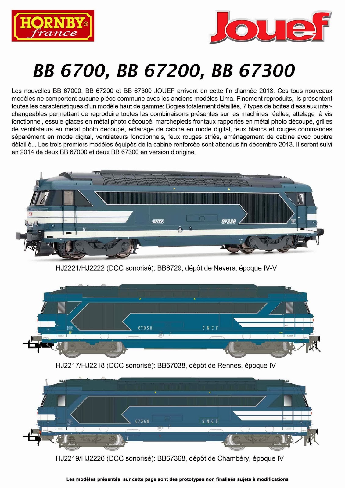 Loco-Revue: 67000 Jouef : ça se précise