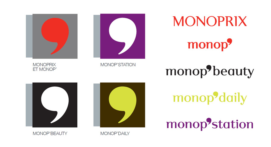 Logofan: Monoprix se veut pétillant et positif