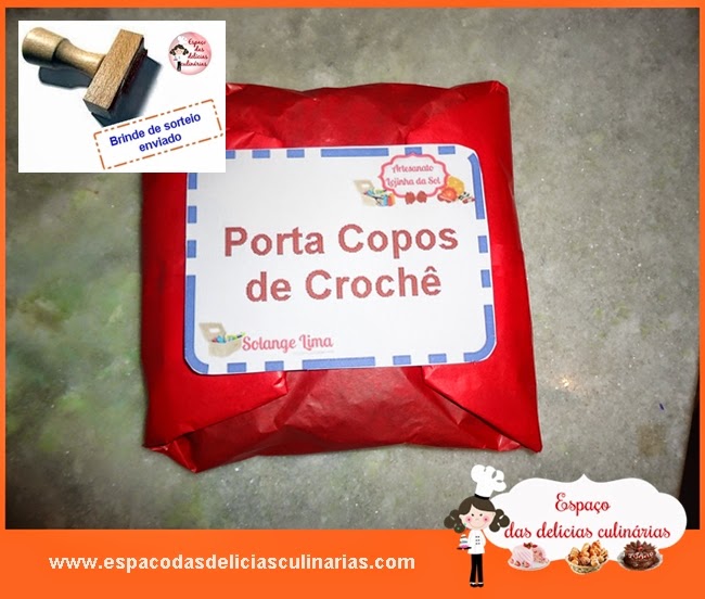 Brindes de sorteio enviados para o sorteado - Espaço das delícias ...