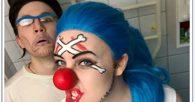 Mitternacht Cosplay: Buggy the Clown and Mr. 3 makeup test - One Piece
