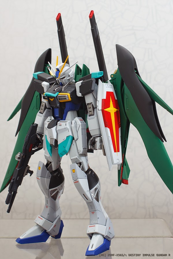 Painted Build: MG 1/100 Destiny Impulse R "Blast Colors"