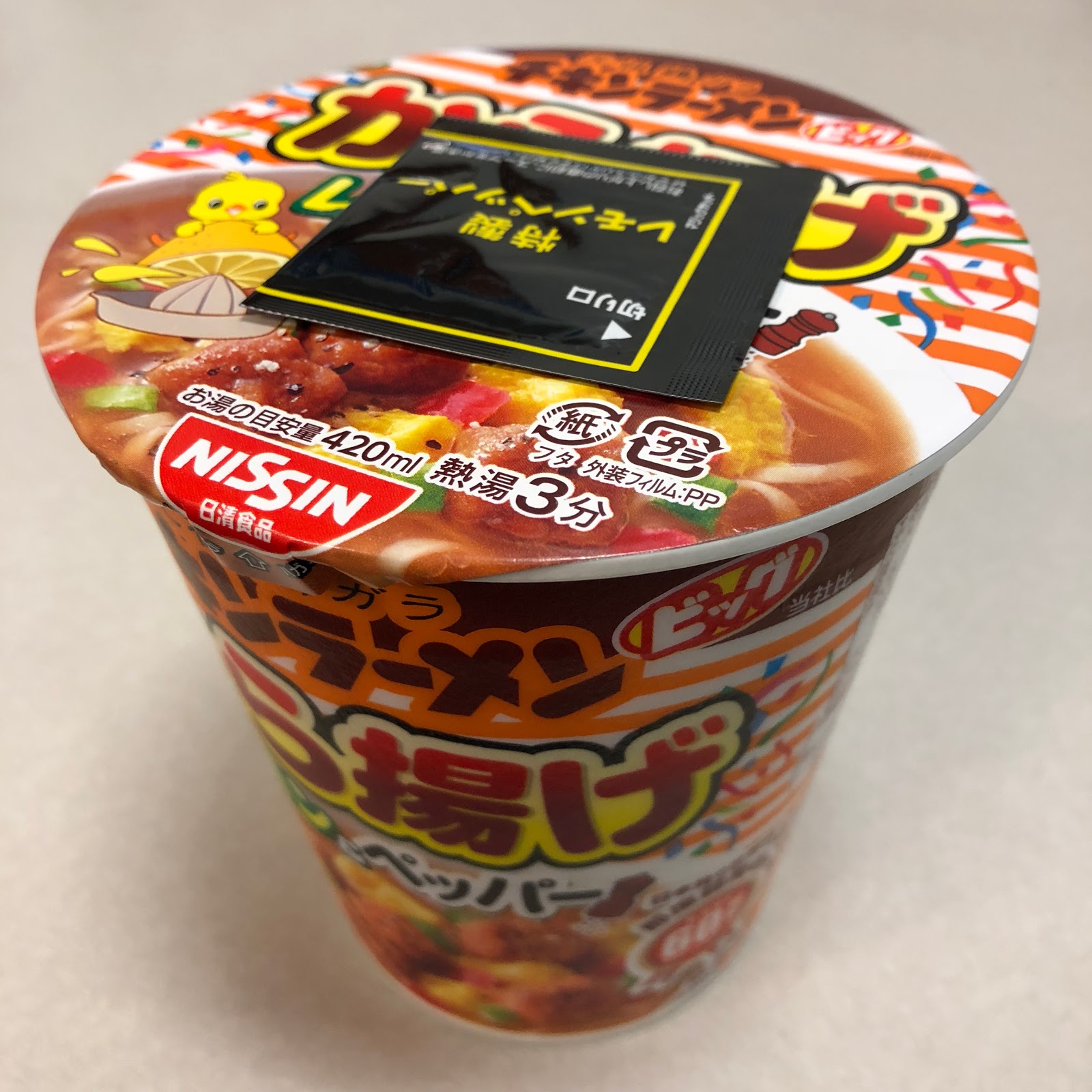 Chicken Ramen Lemon Pepper Big Cup Noodle