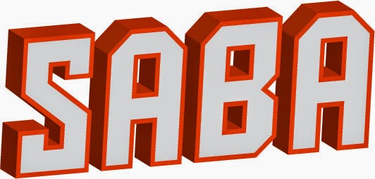 3D Name Logos: Saba 3D Name Logo