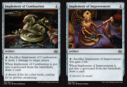 Magic the Gathering Adventures: Aether Revolt Review: Artifacts