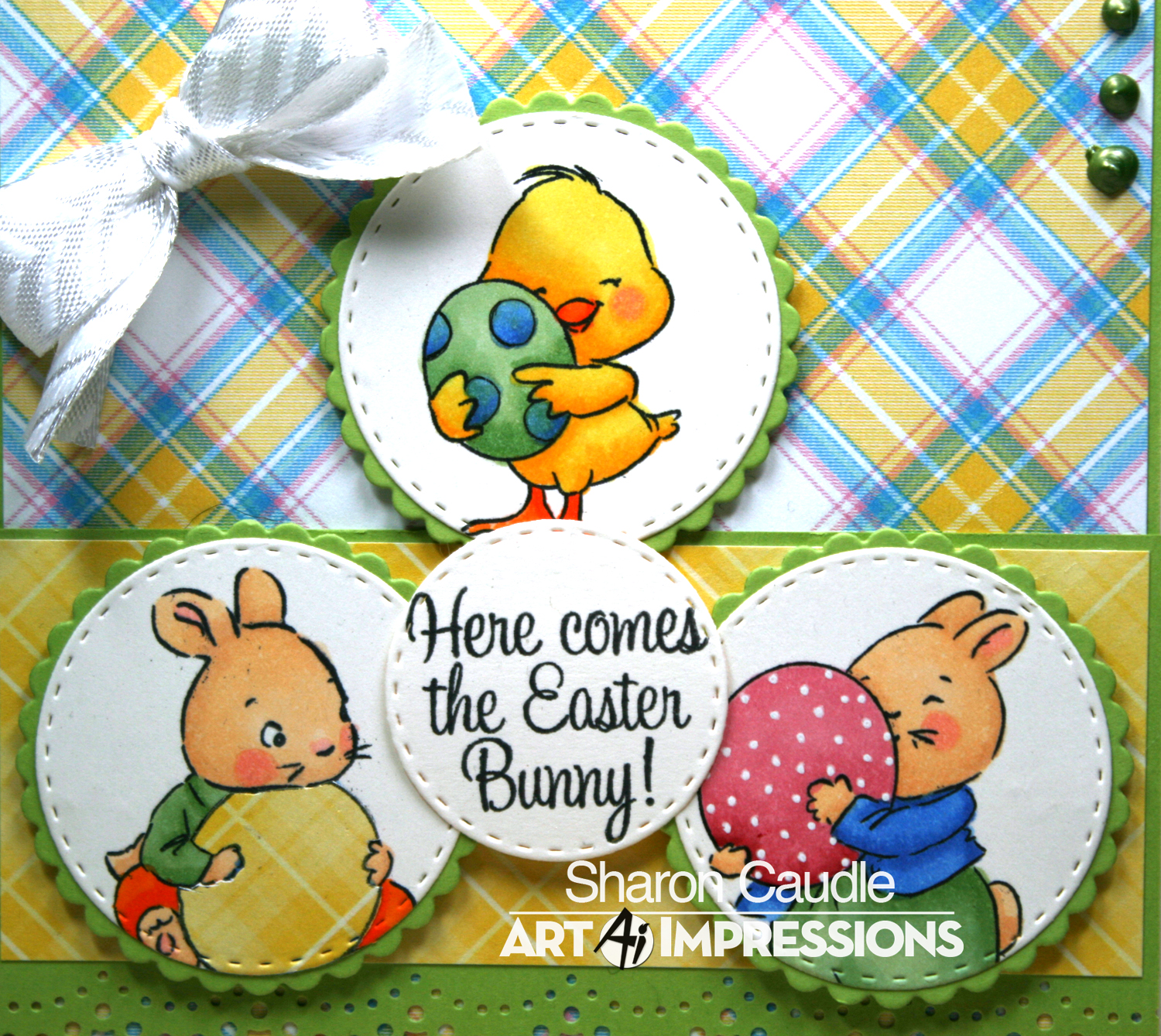 Art Impressions Blog: Here comes the Easter Bunny!! By Sharon Caudle