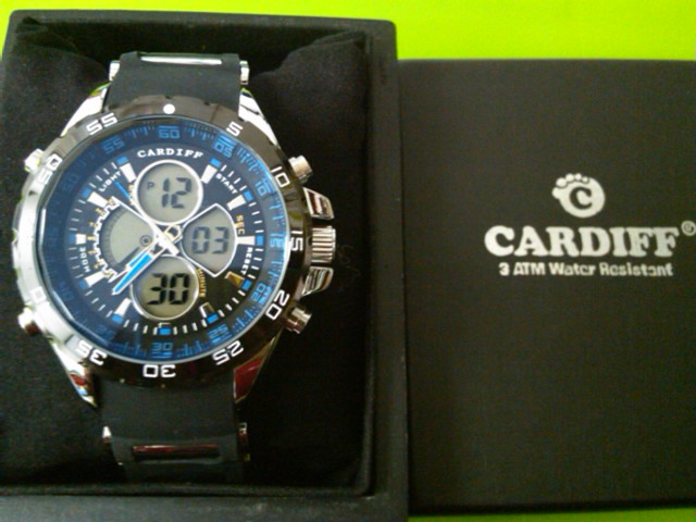 JAM TANGAN CARDIFF WATERPROOF: JAM CARDIFF SPORTY & TRENDY