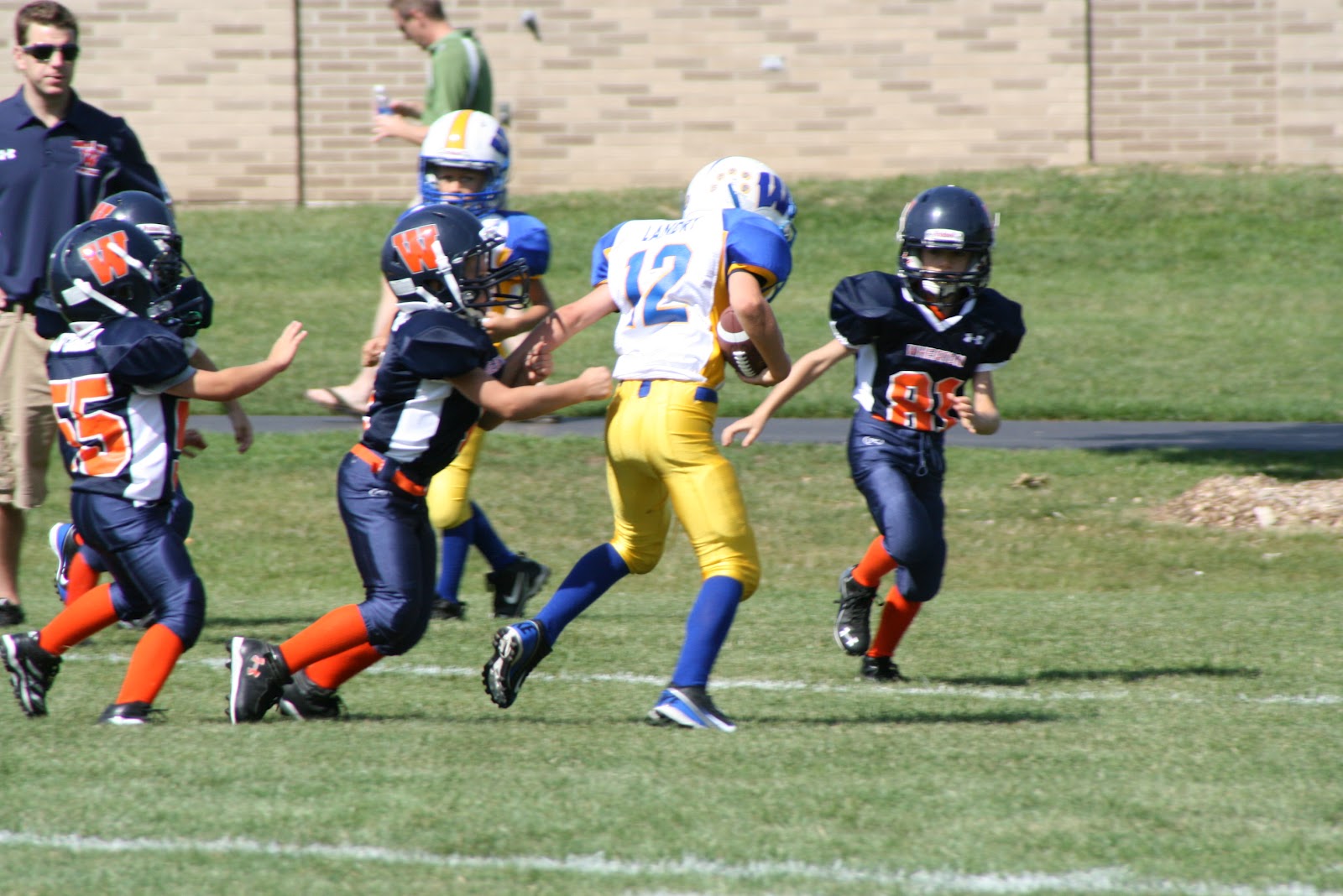 Wheaton Rams Team Black 73lbs: Wheaton Bowl vs. Warren