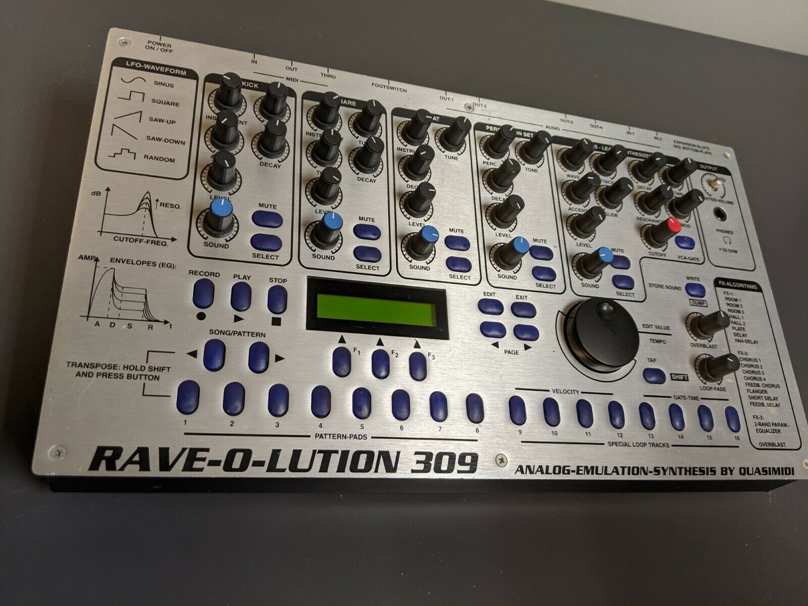 MATRIXSYNTH: Quasimidi RAVE-O-LUTION 309 w/ Expansions
