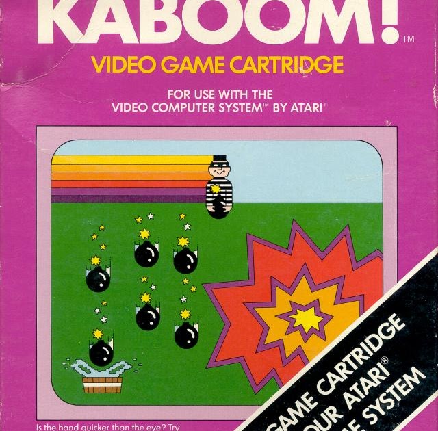 8-Bit City: Play Kaboom Online and Kaboom Atari 2600 Box Scans