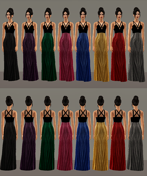 Your Style Sims: Long dress for The Sims 2
