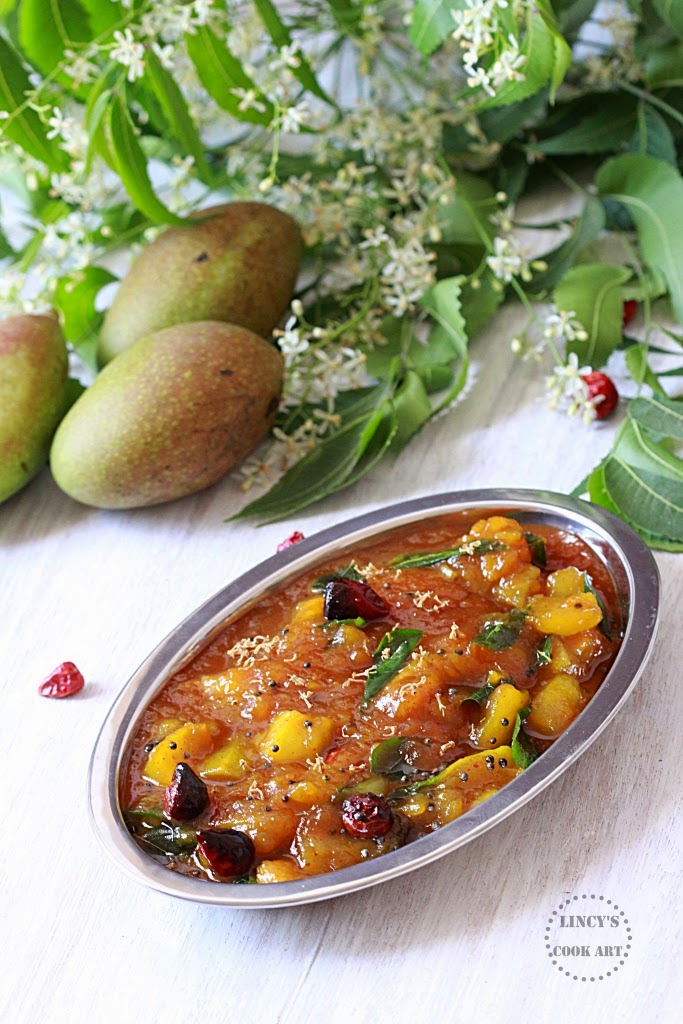 Raw Mango Sweet Pachadi ~ Lincy's Cook Art