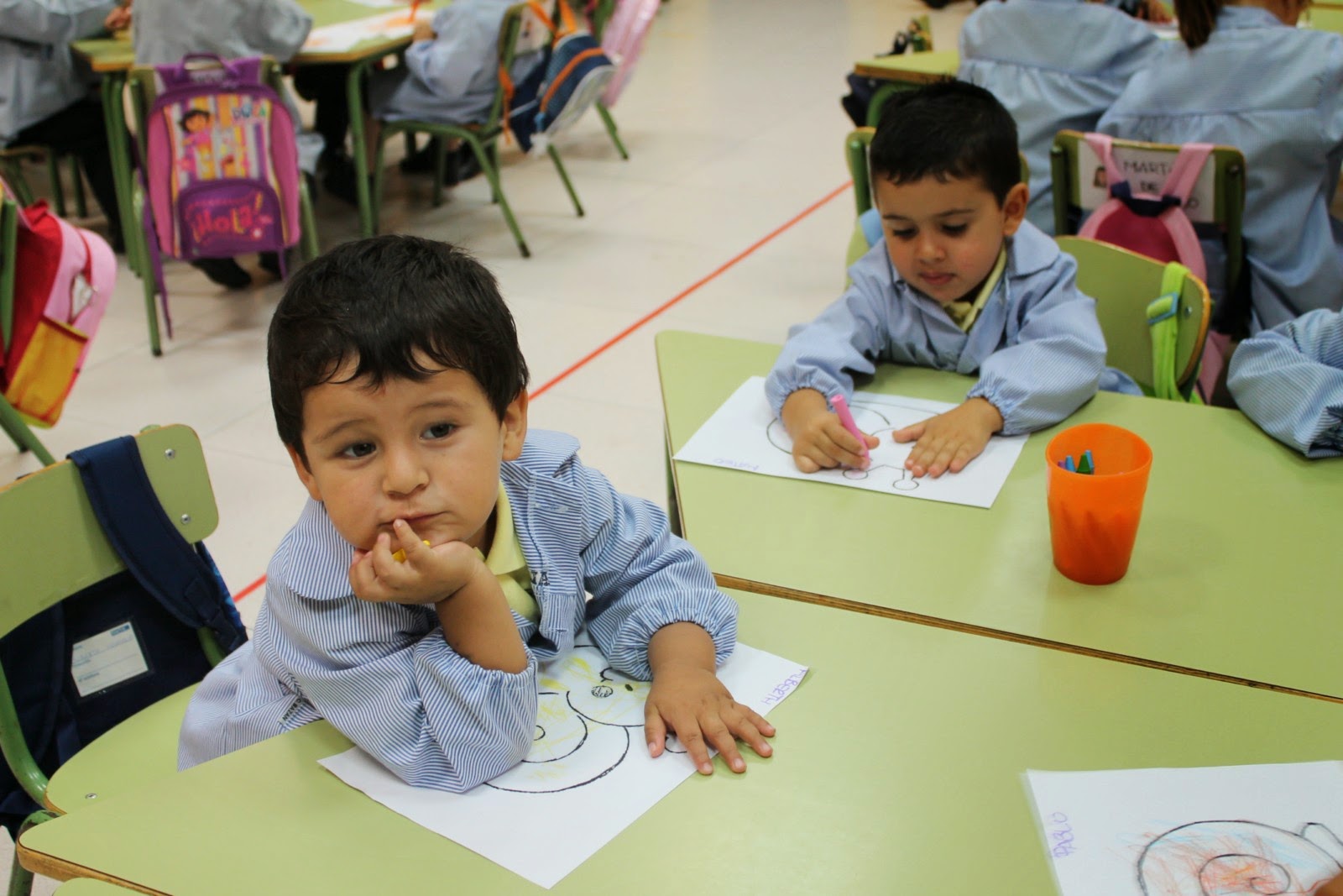 UNA VENTANA ABIERTA A NUESTRO MUNDO: 1º de Infantil en su primera semana