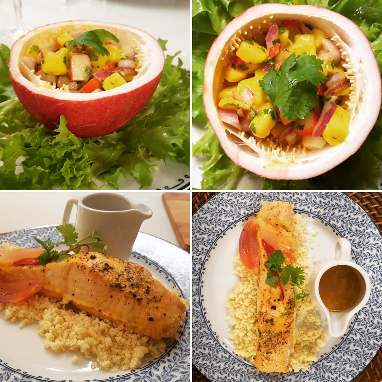 Desafios Gastronômicos: DESAFIOS LIGHT: Um Jantar Completo "Fruit & Fish"!