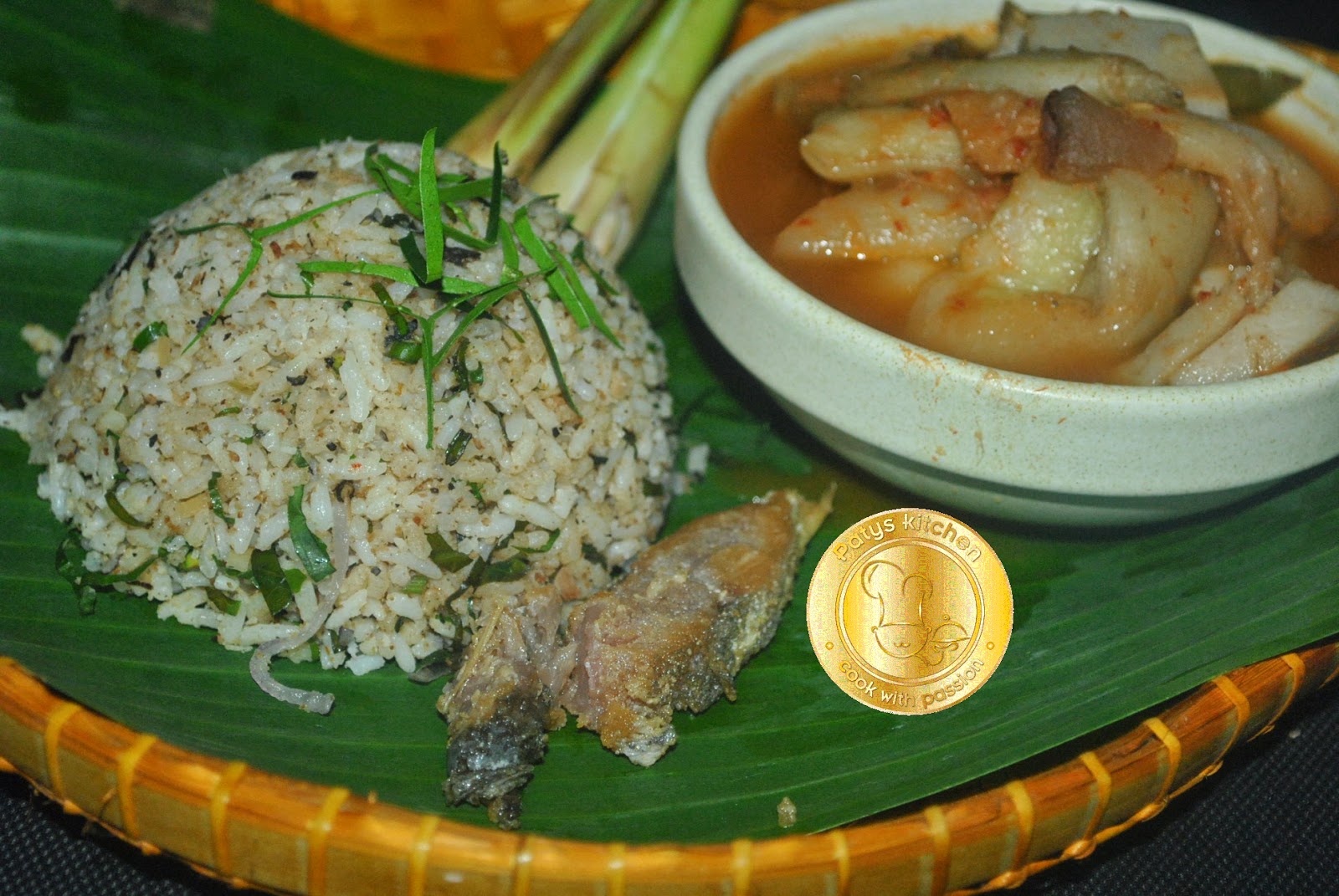 PATYSKITCHEN: NASI ULAM SAYUR KELADI