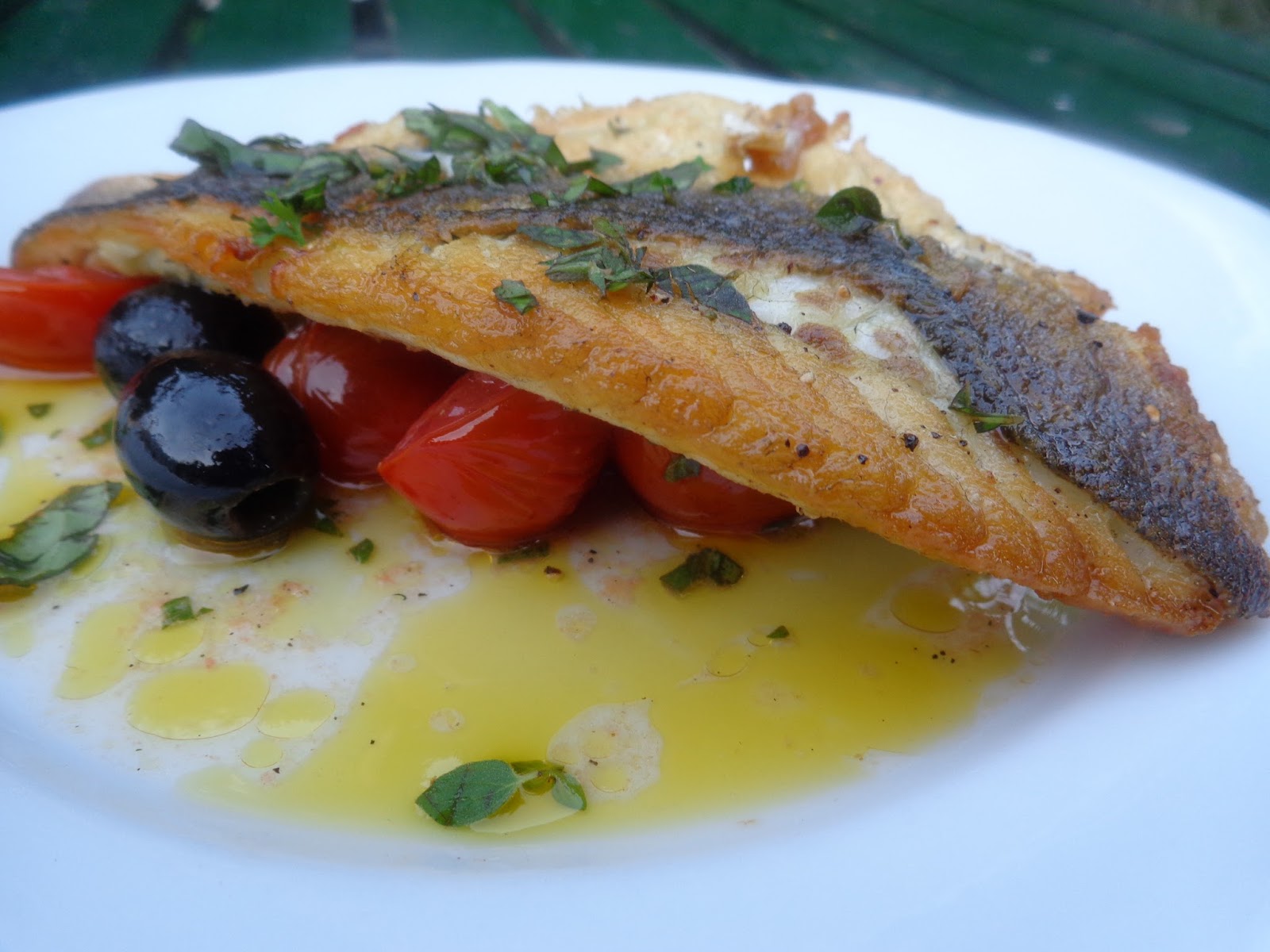 Wat ik gegeten heb: Zeebrasem- of zeebaarsfilet van Gordon Ramsey