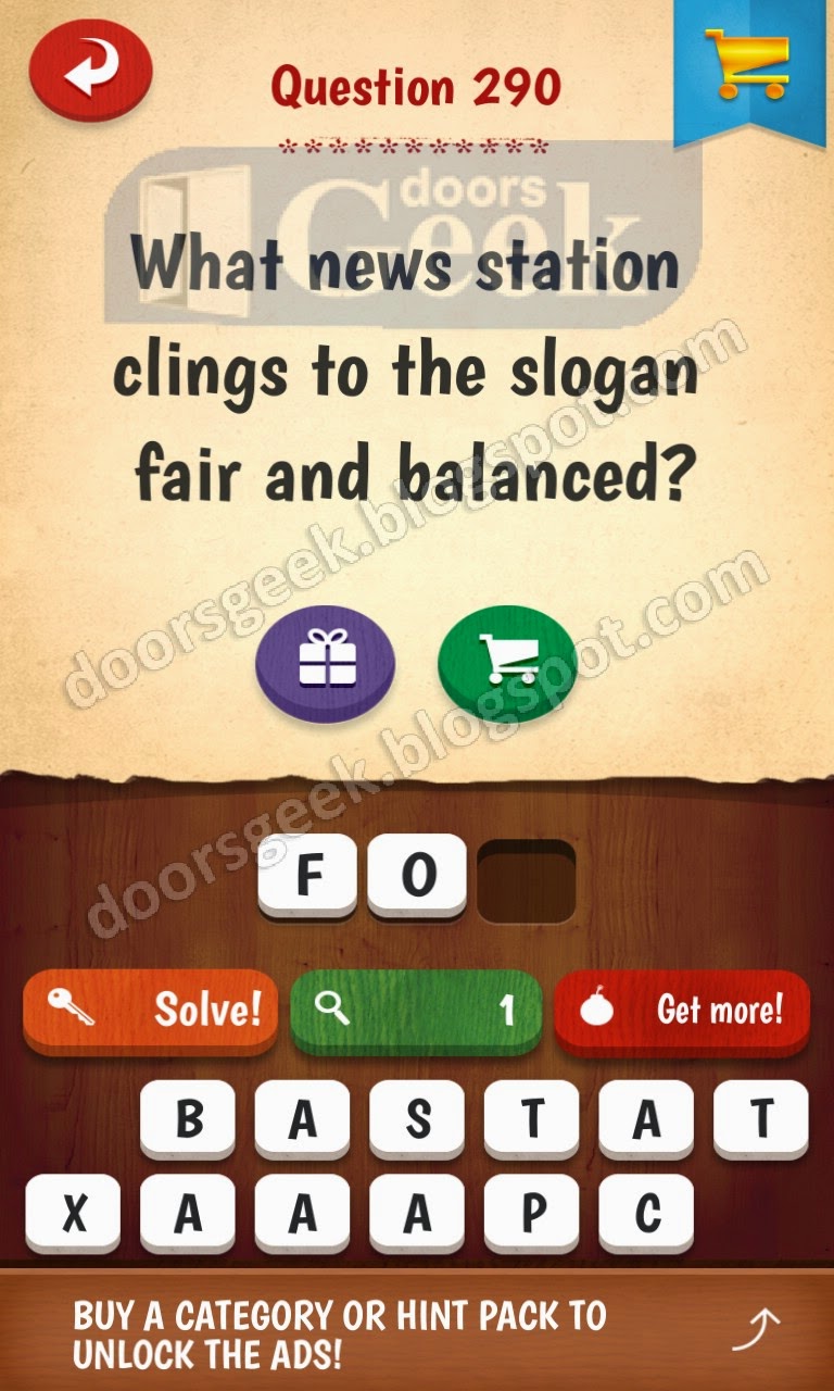 The American Quiz - Level 290 ~ Doors Geek