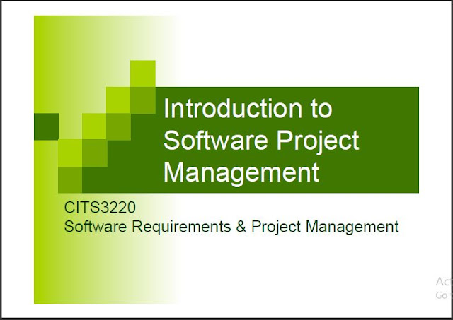 Introduction to Software Project Management